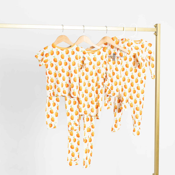 Mango (Aam into you!) 2pc PJ Set (FINAL SALE) - Jasmine + Marigold